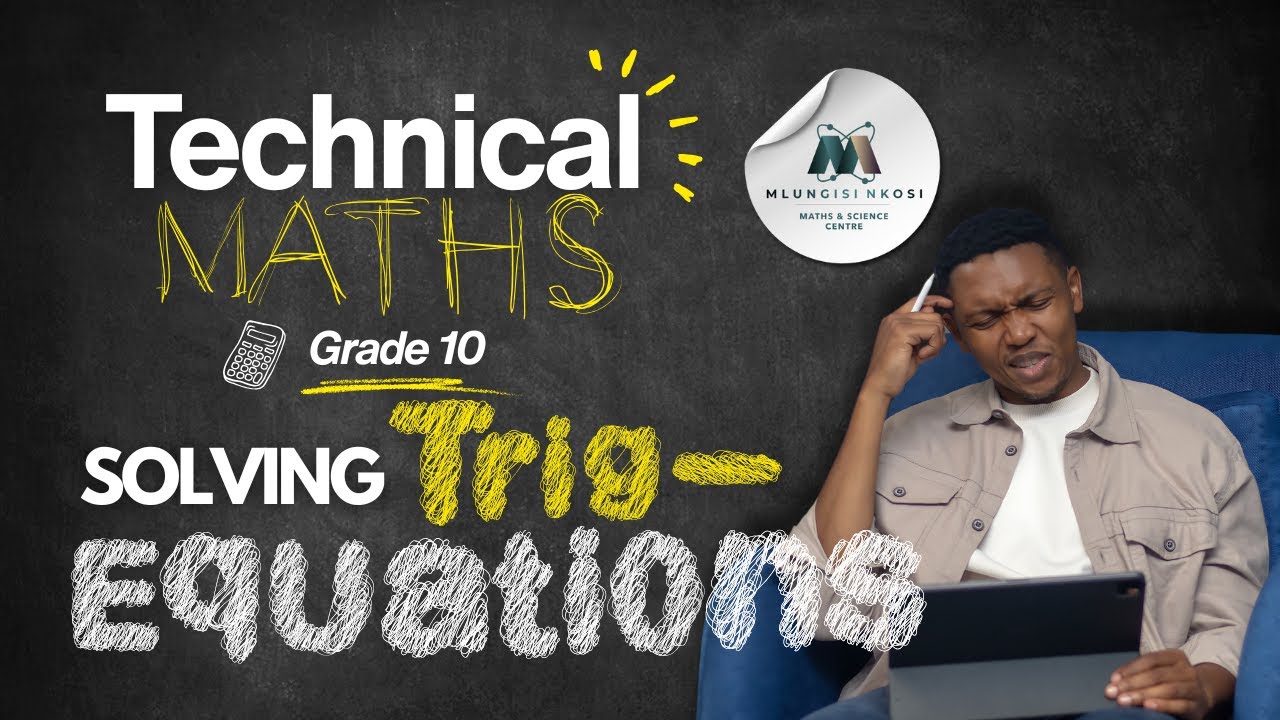 How to Solve Trigonometric Equations | Technical Mathematics Grade 10 ...