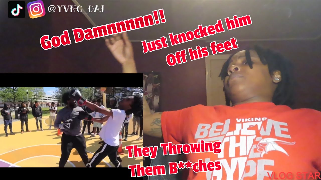 D*mn He Knocked Dude Off His Feet😂|Last To Get Knocked Out🥊|Reaction ...