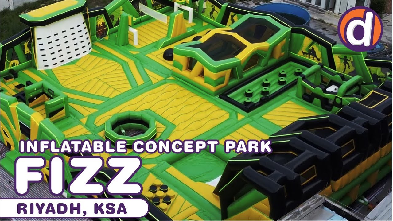 FIZZ Riyadh, KSA Inflatable Concept Park - YouTube