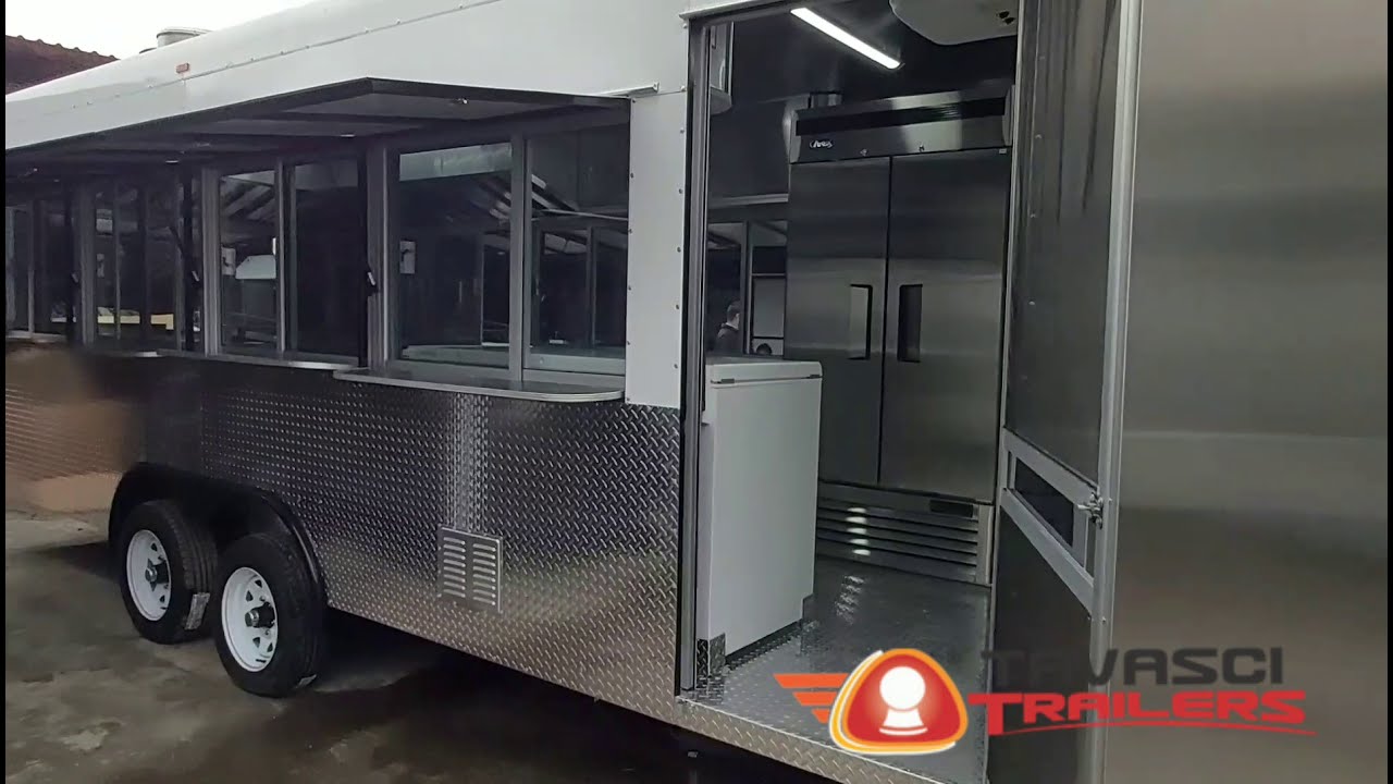COCINA INDUSTRIAL en REMOLQUE foodtruck - YouTube