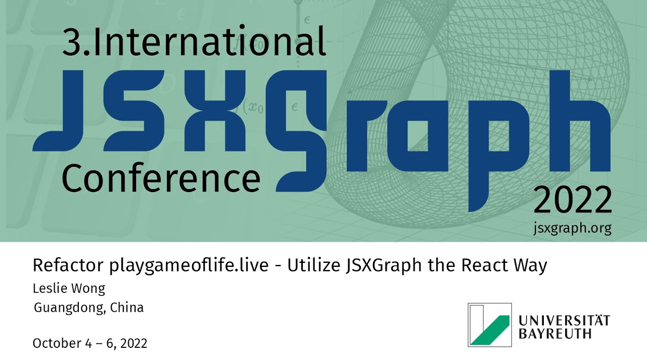 Refactor playgameoflife.live - Utilize JSXGraph the React Way - YouTube