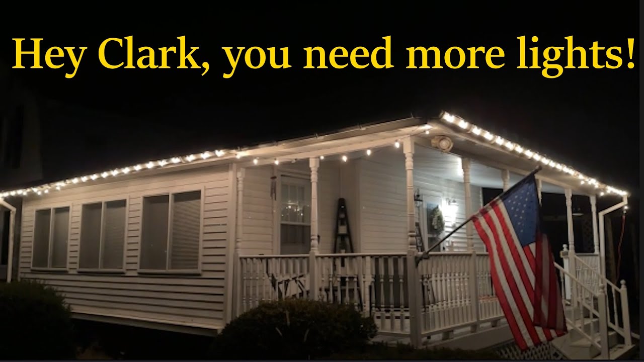 "Hey Clark, you need more lights!" | Hanging Christmas Lights on the ...