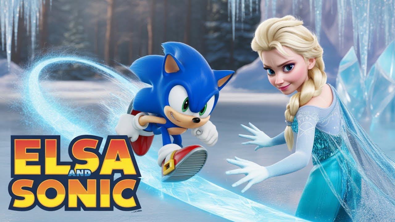 Sonic & Elsa: Frost Speed Horizon | bedtime story ⚡ ️ - YouTube