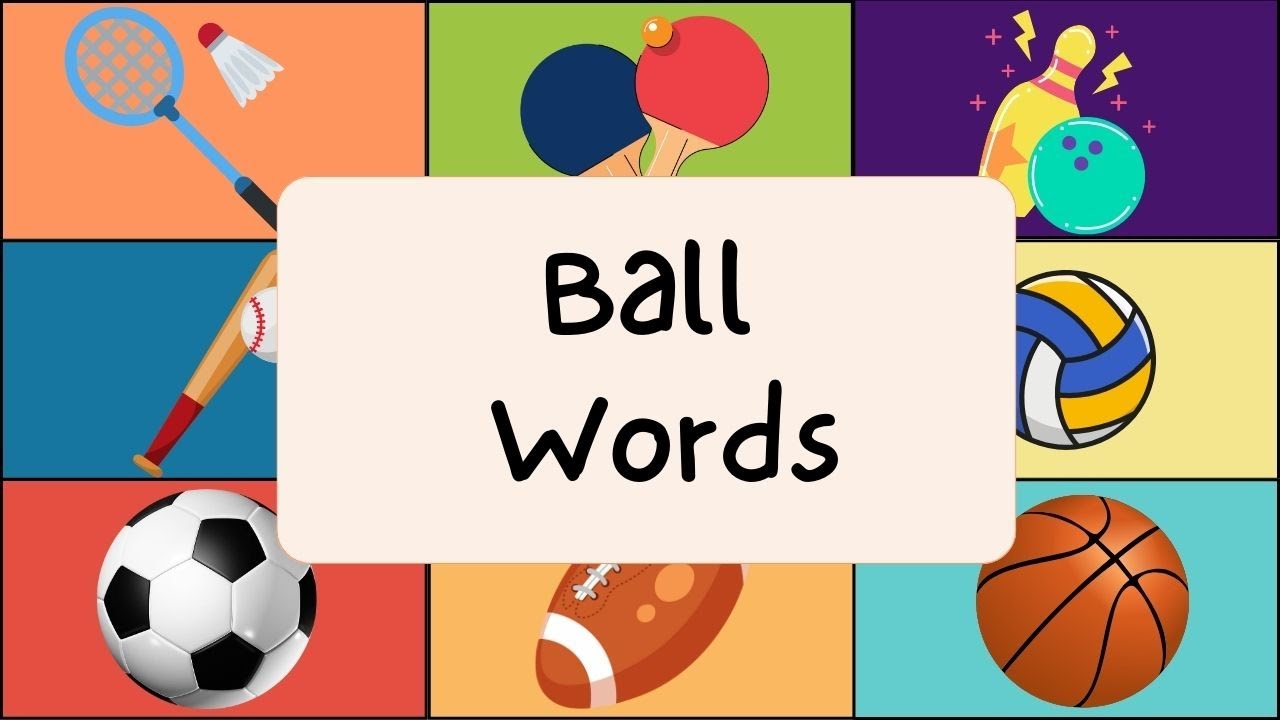 球類單字 Ball Words#englishlearning - YouTube