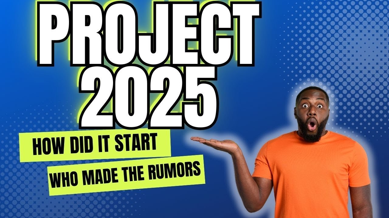 Who started Project 2025 Propaganda - YouTube
