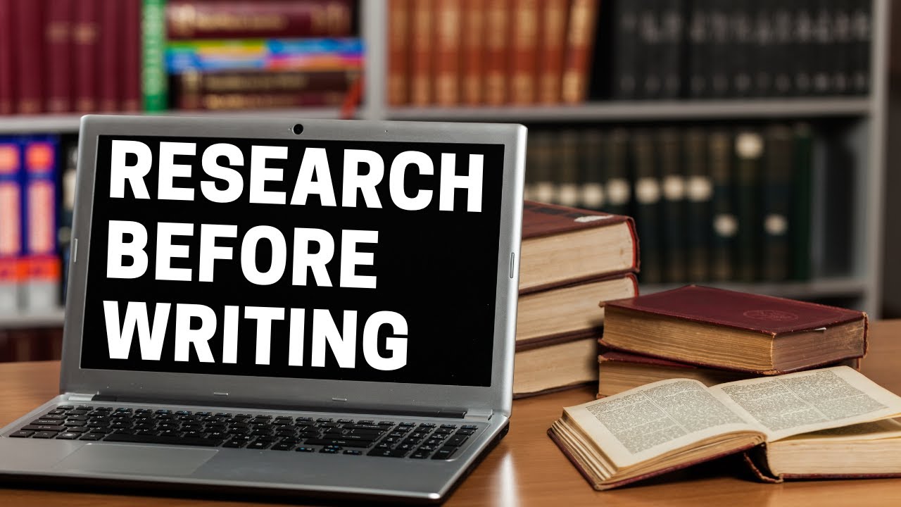 Research Before Writing or While Your Writing - YouTube