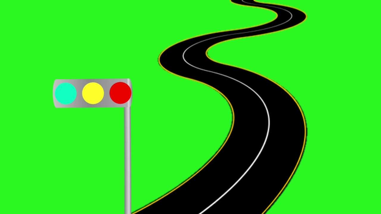 Road Signal Green Screen Effect - YouTube