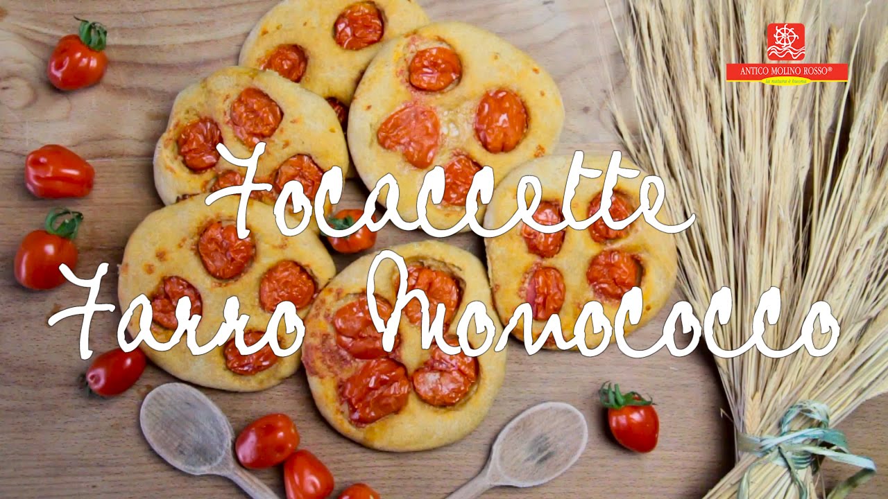 Focaccette Farro Monococco Bio - Molino Rosso - YouTube