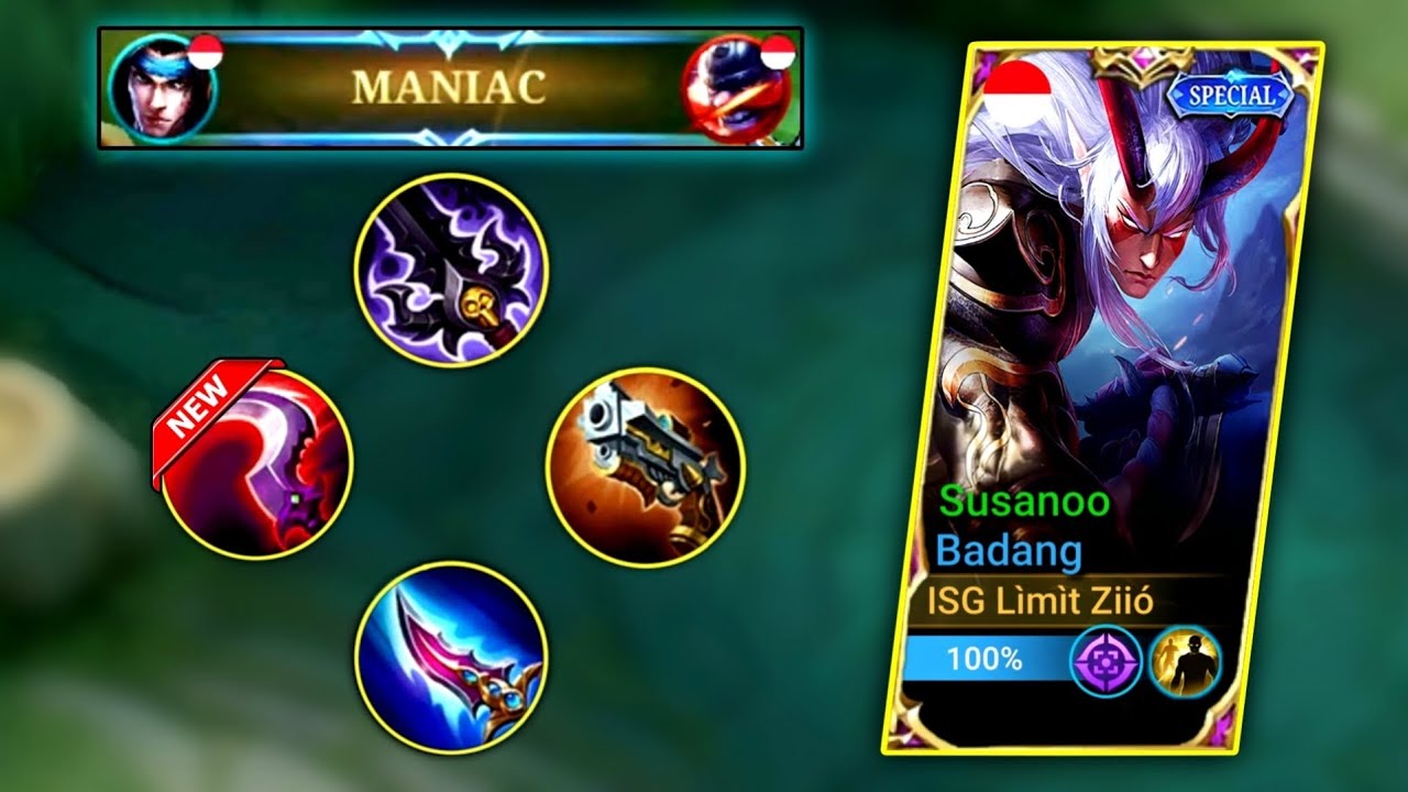 BADANG NEW ITEM FOR ONESHOT!! EZ MANIAC🔥 - MLBB - YouTube
