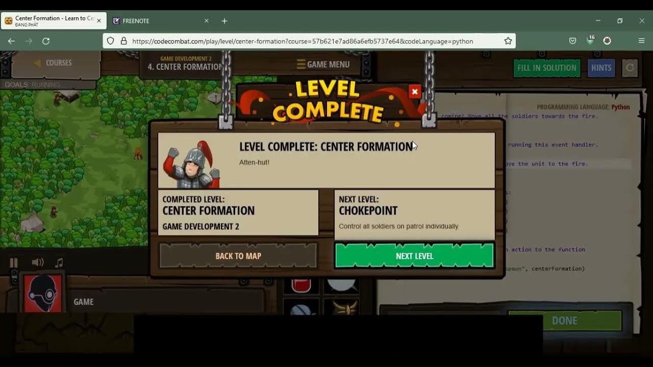 Game Development 2 coding python (Center Formation) - YouTube