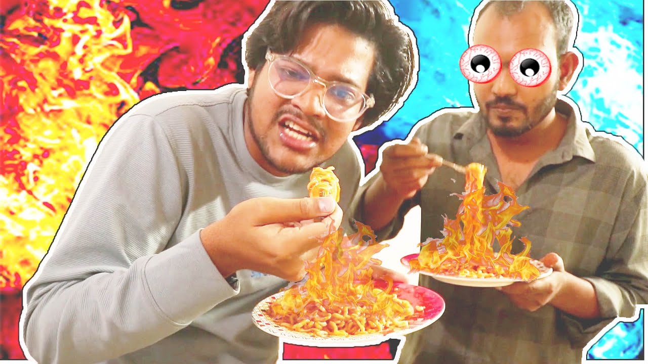 Spicy Noodles Eating Challenge Bengali Food Bangladeshi Vloggerbangla Food Vlog For You Foodu