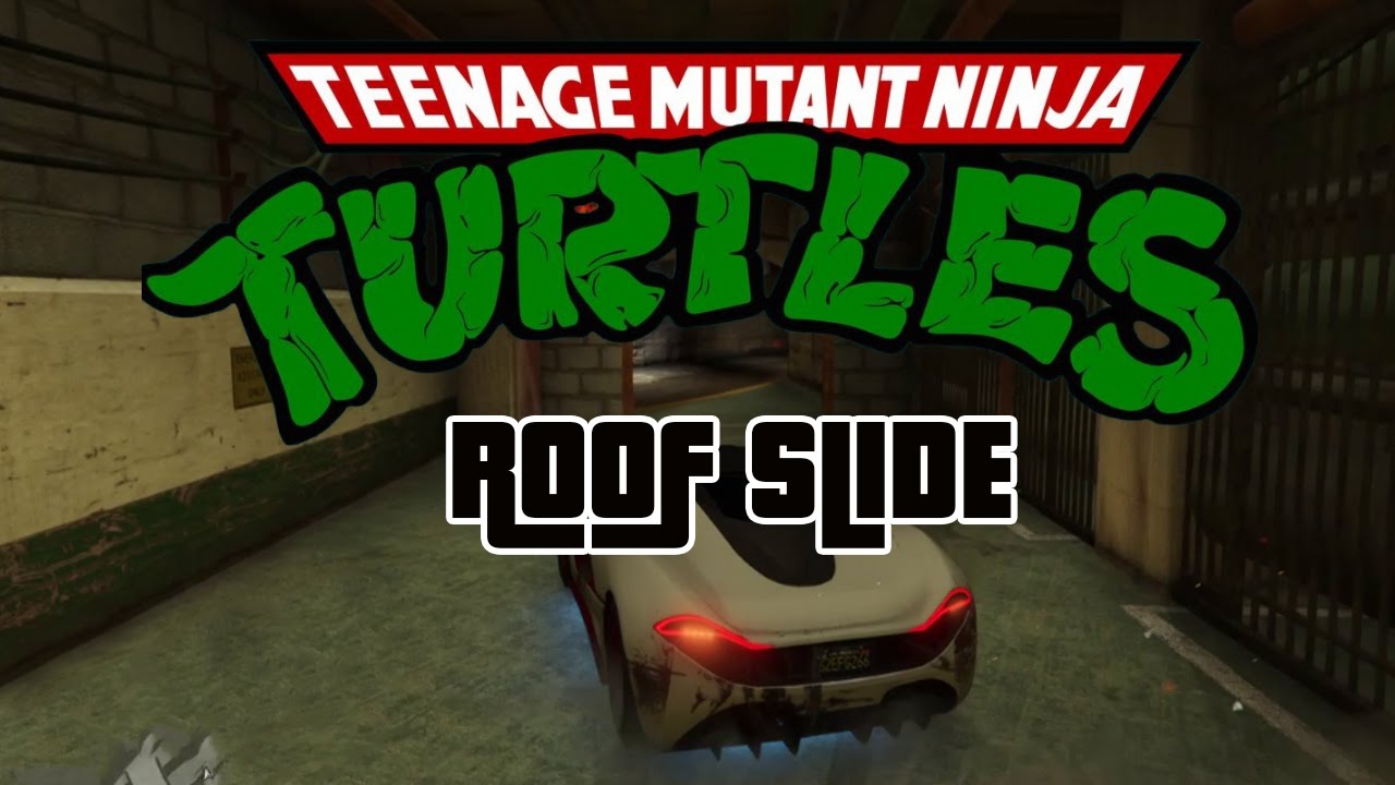 TMNT Roof-Slide --- GTA V Online Custom Map Slide Rennen deutsch PS4 ...