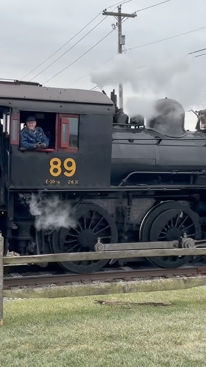 #89 passing Red Caboose Motel Strasburg Railroad #train #strasburgrailroad - YouTube