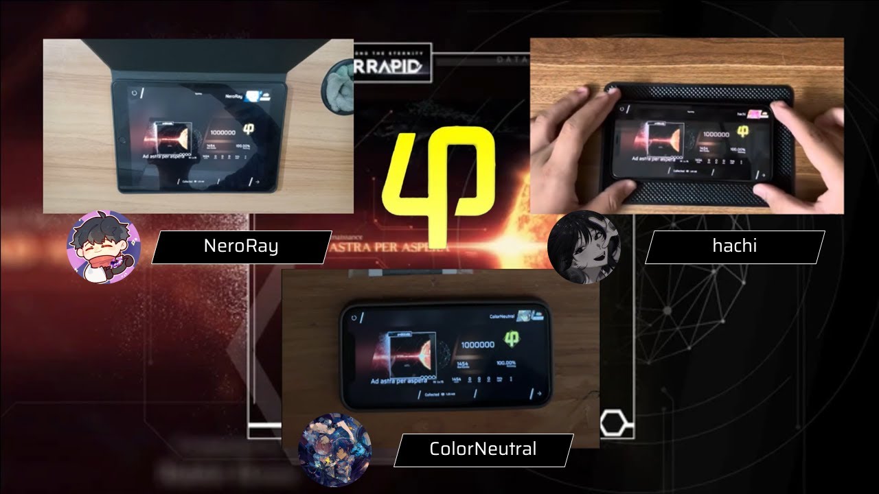 【Phigros Collab】ad astra per aspera [IN 15] | TRIPLE ALL PERFECT!!! 【Phigros】 - YouTube