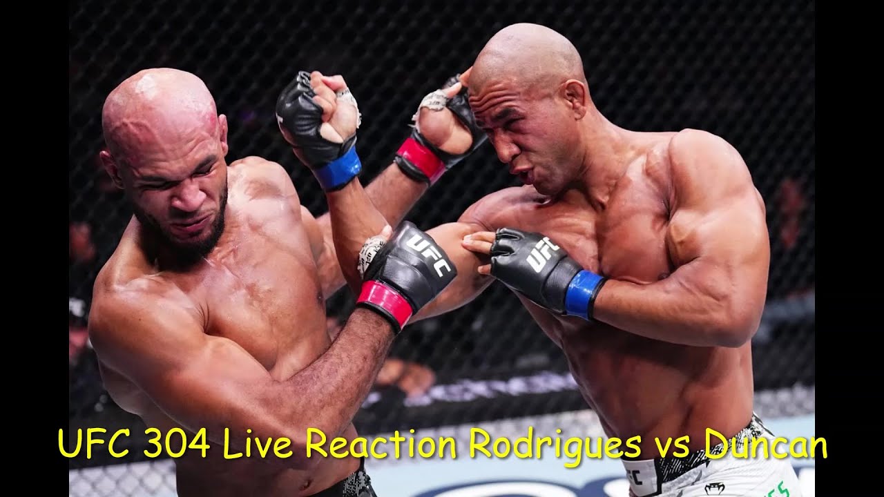 UFC 304 Live Reaction Rodrigues vs Duncan - YouTube