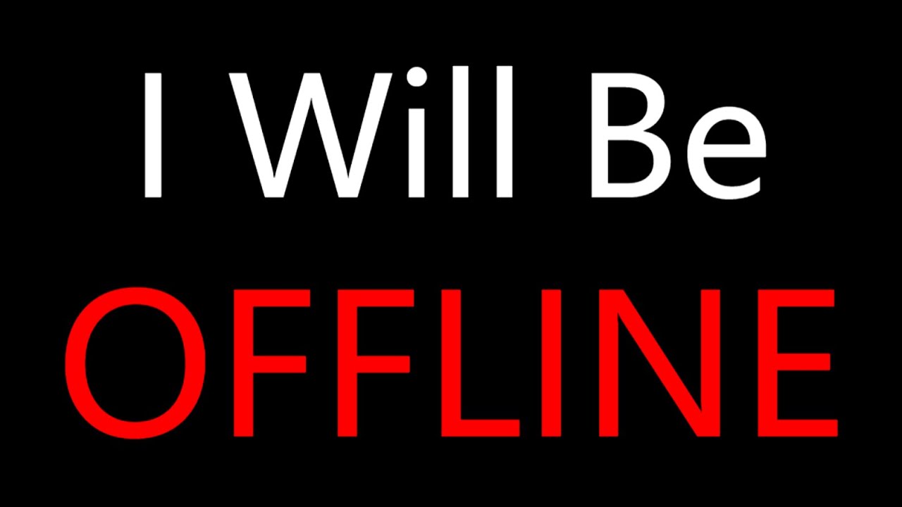 I Will Be Offline On Social Medias Due To The Exams For MYE - YouTube