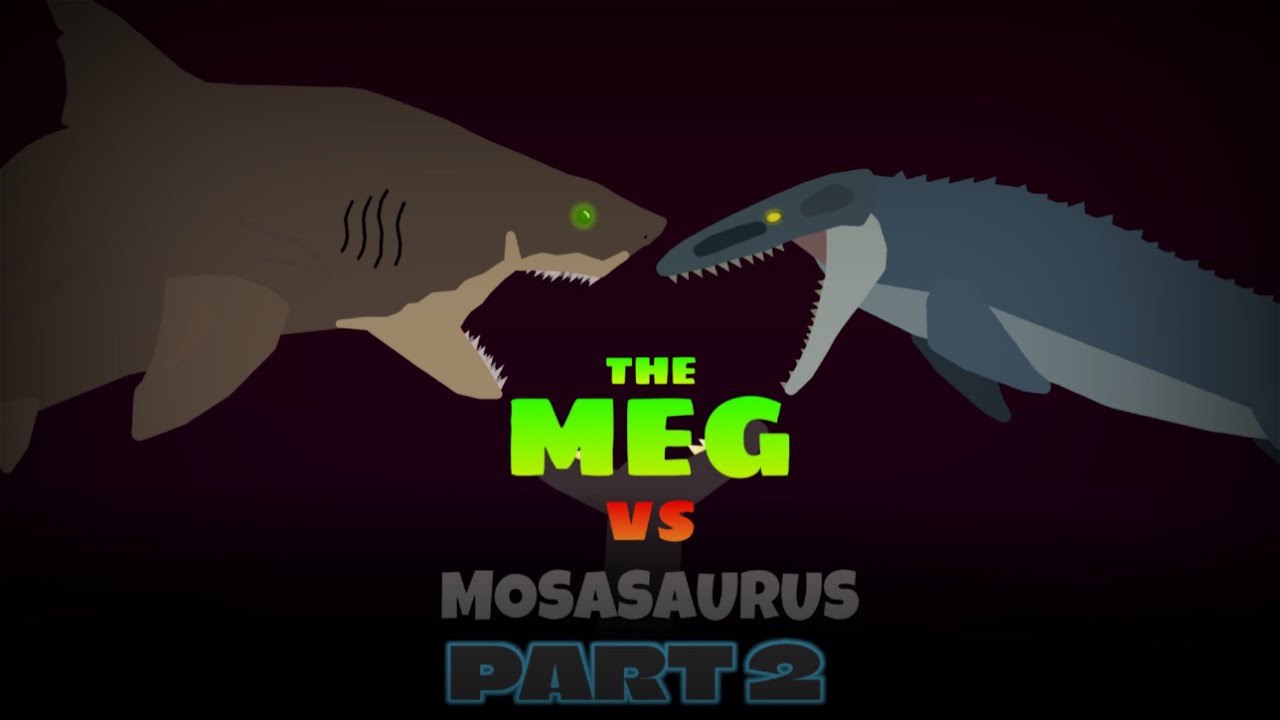 The Meg VS Mosasaurus (a Jurassic World and The Meg crossover fanflim ...