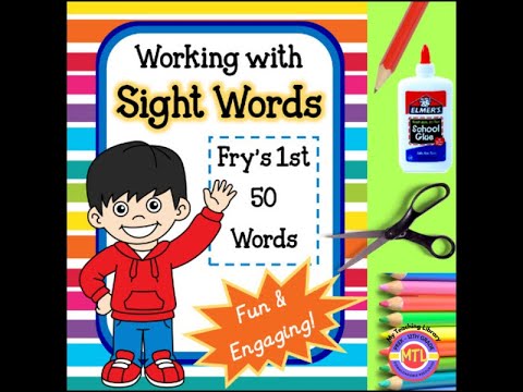Sight Words | Learn the 1st 50 Words - YouTube
