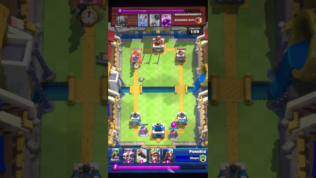 Clash Royale perfect match - YouTube