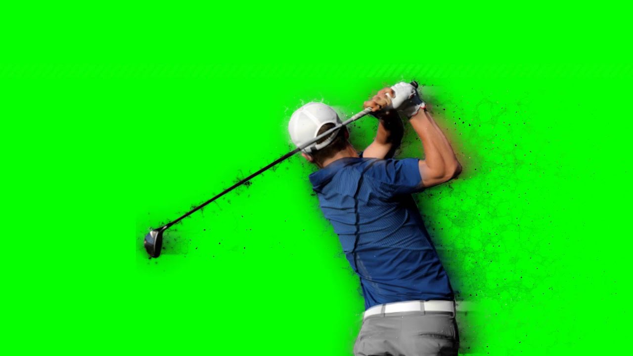 Golf Player PARTICLE - Green Screen Footage Free - YouTube