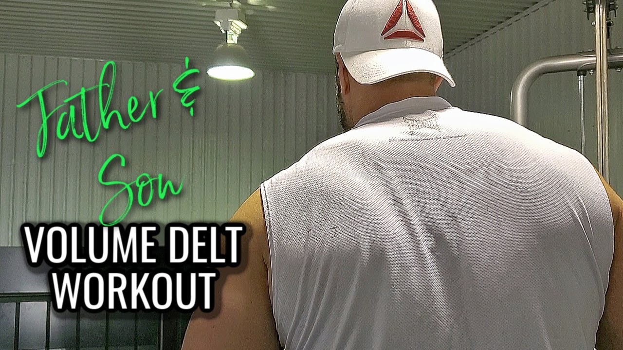 Father & Son Bodybuilding | Volume Delt Workout - YouTube