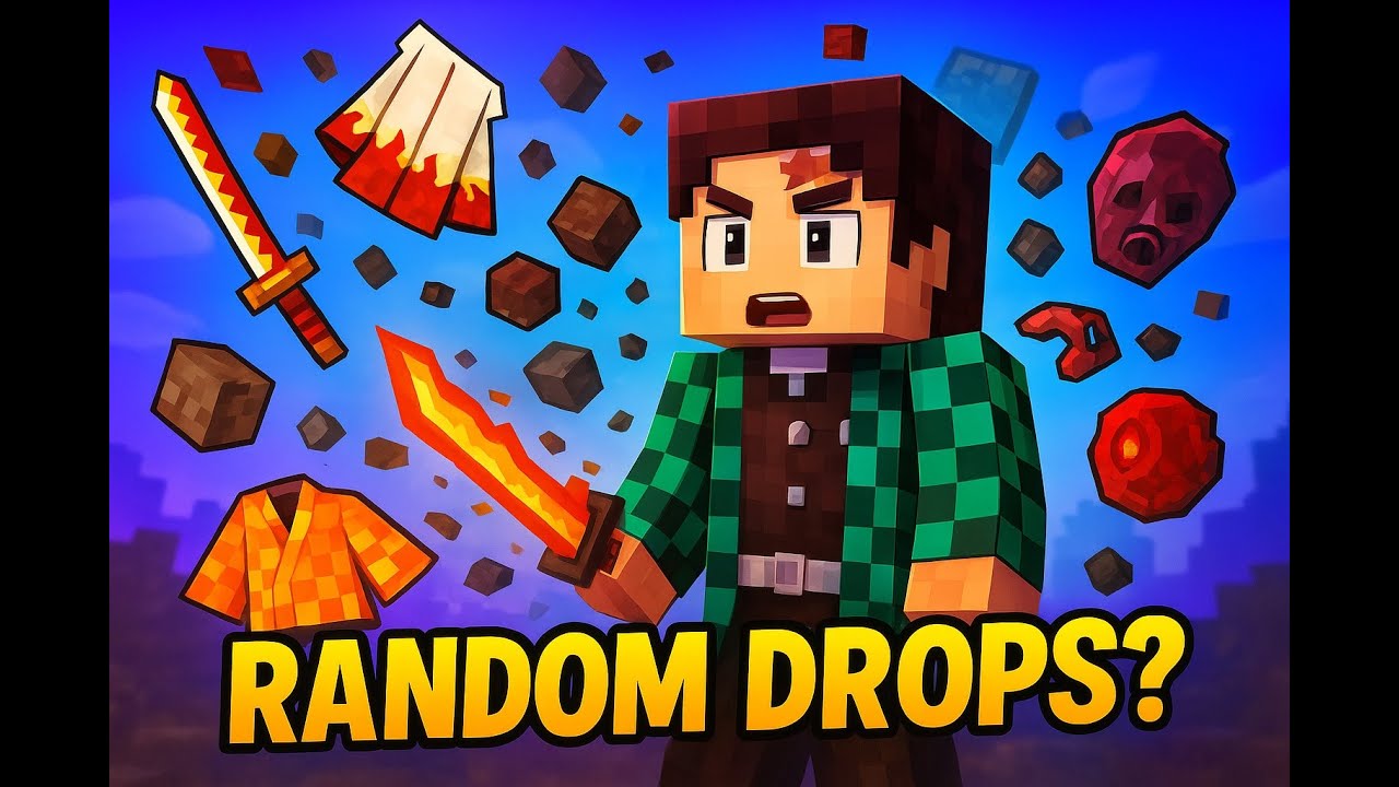 Random Demon Slayer Items From ANY Block?! (INSANE Luck!) ⚔️💥 - YouTube