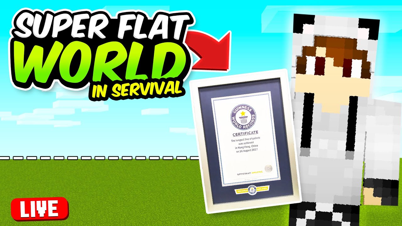 I Built Superflat World BUT In Survival Minecraft #shorts #ytshorts # ...