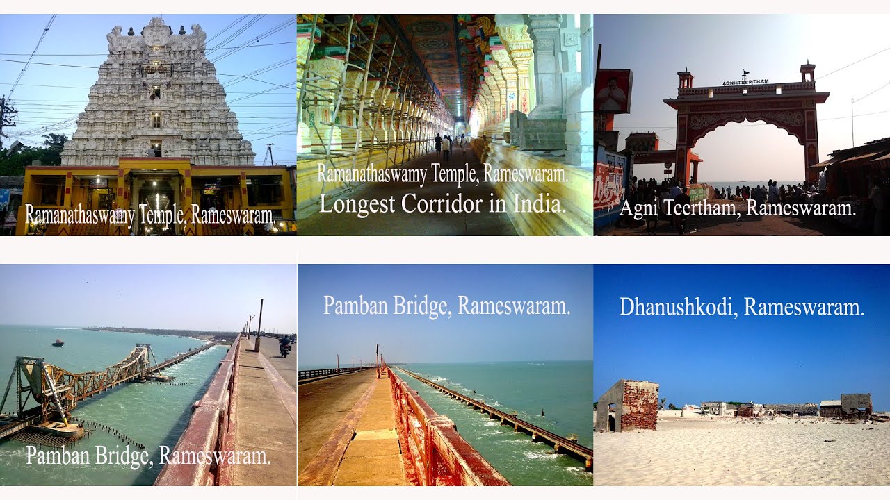 Rameswaram | Dhanushkodi | Longest Corridor in India | Vibhishan Temple ...