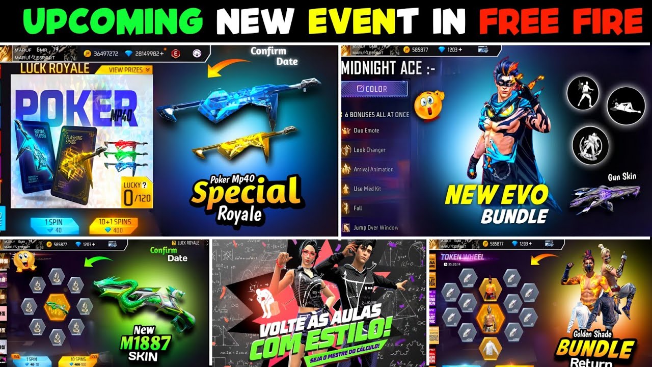 Poker Mp40 Return Confirm Date 🤯 Upcoming New Event in Free Fire 🔥 New ...