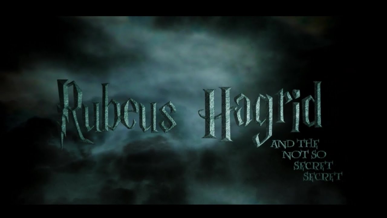 Rubeus Hagrid and the Not So Secret Secret (parody) - YouTube