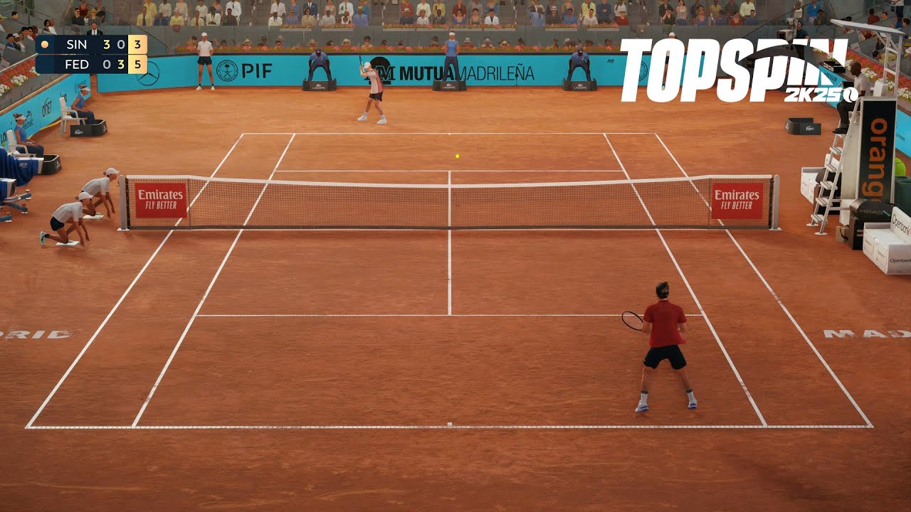 Top Spin 2K25 - SUPER TIE BREAK - Roger Federer Vs Jannik Sinner ...