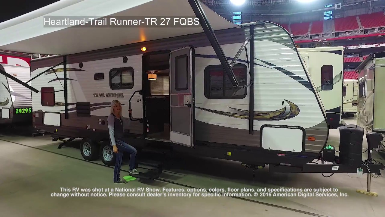 2017 Heartland-Trail Runner-27FQBS - YouTube