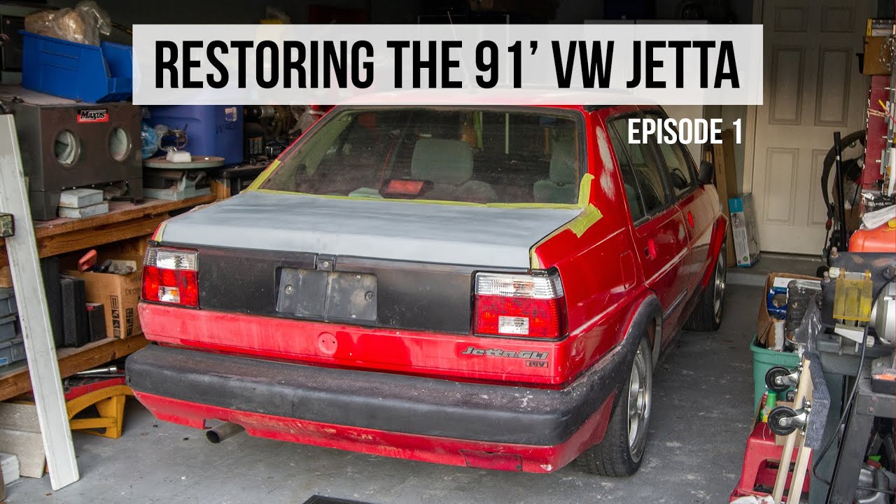 Beginning the Restoration on the 91' VW Jetta | Episode 1 "Starting ...