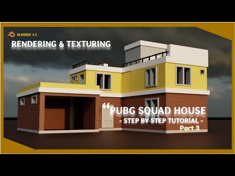 PUBG | Squad House | Rendering & Texturing | Easy Blender Tutorial | Blender 4.3 - YouTube