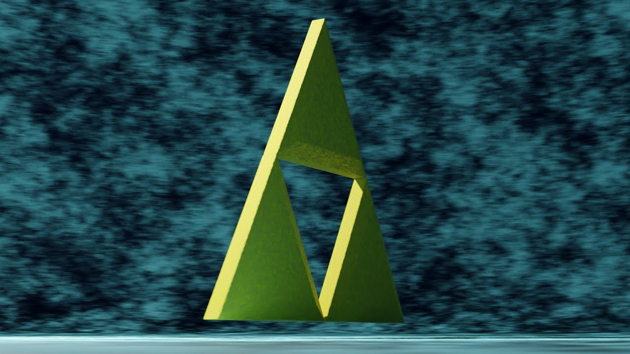 Zelda Triforce animation || Blender Eevee || loop - YouTube