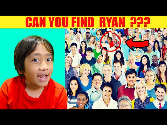 Can you Find Ryan Game Challenge!! - Videos For Kids