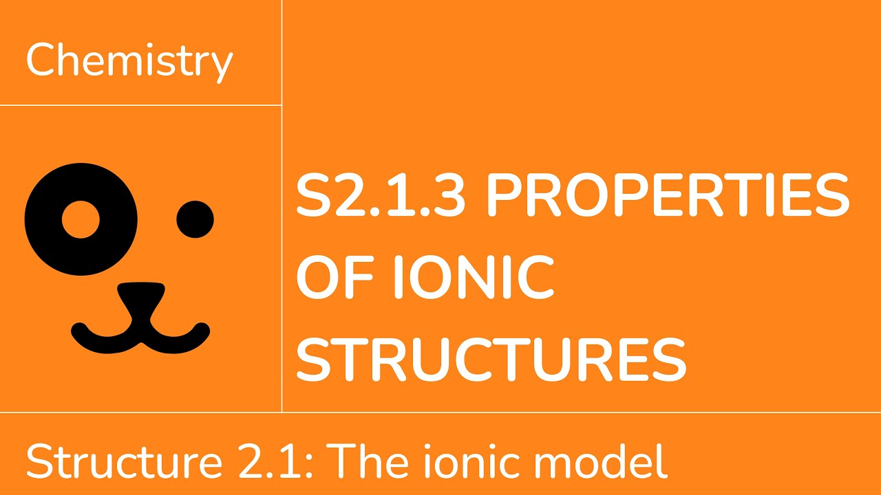 Structure 2.1.3 Properties of Ionic Structures [IB Chemistry SL/HL] - YouTube