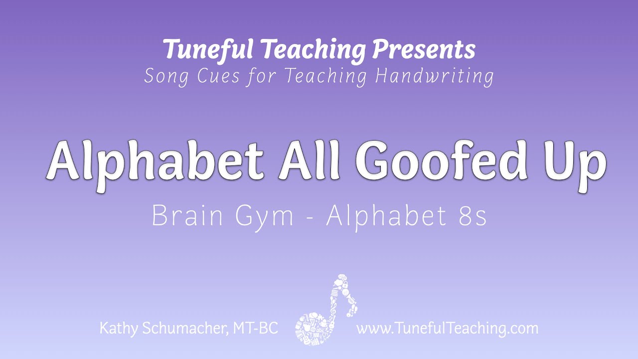 Alphabet All Goofed Up - YouTube