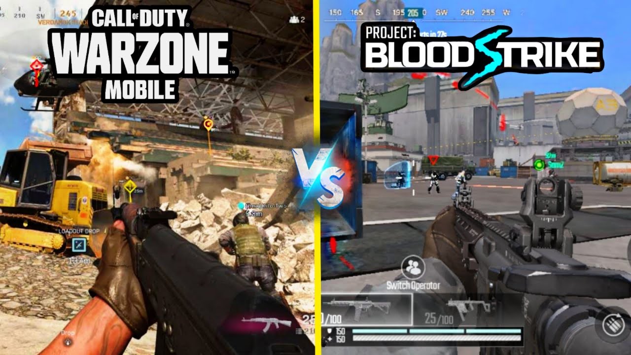 CALL OF DUTY WARZONE MOBILE VS PROJECT BLOODSTRIKE - COMPARACIÓN ...