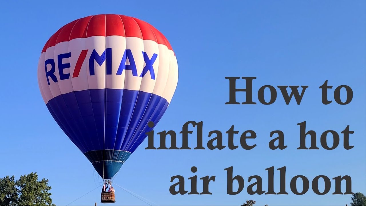 Discover the hidden technique for inflating a hot air balloon - YouTube