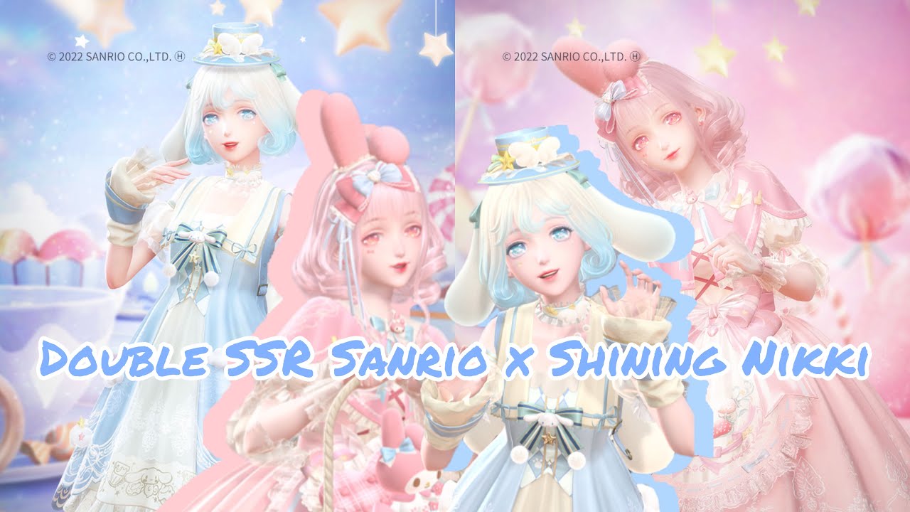 [Shining Nikki Global] Double SSR Sanrio Collab gacha gameplay - YouTube