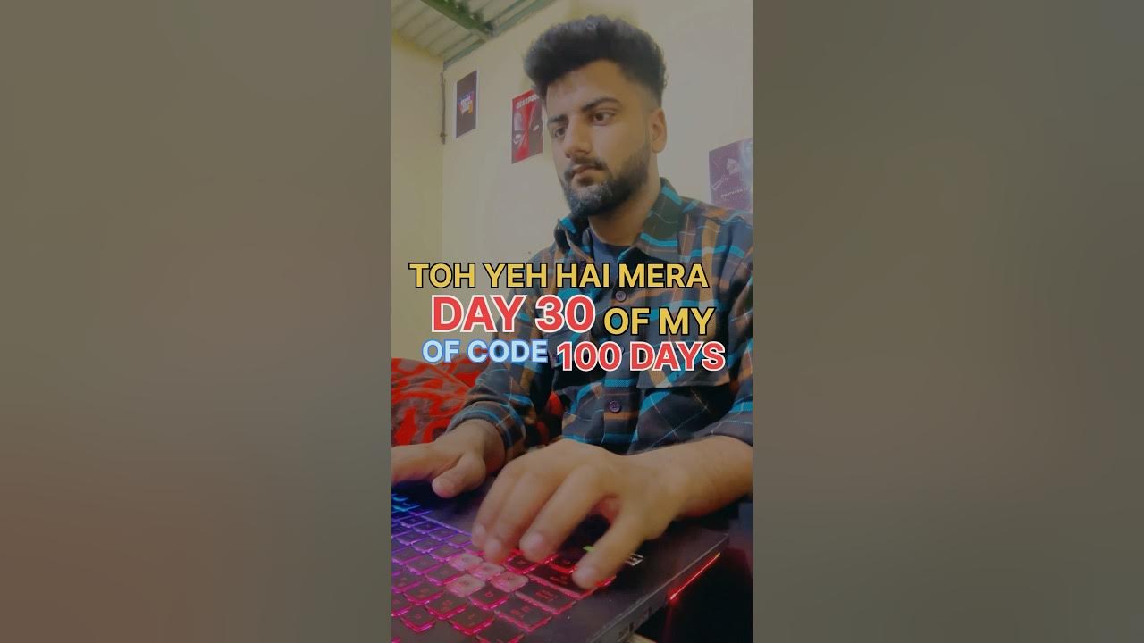 🇮🇳Watch Till The End! Day 30: #100DaysOfCode GitHub link in bio. #indian - YouTube