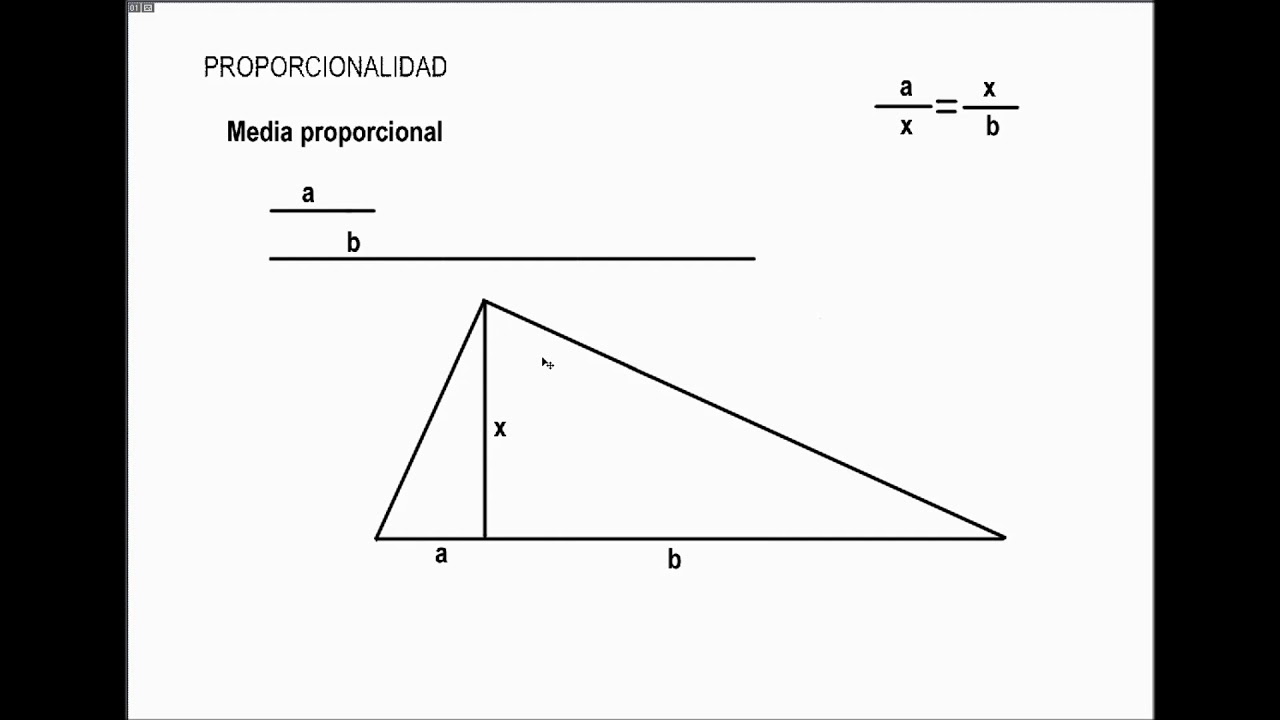 3- DIBUJO TÉCNICO: MEDIA PROPORCIONAL - YouTube