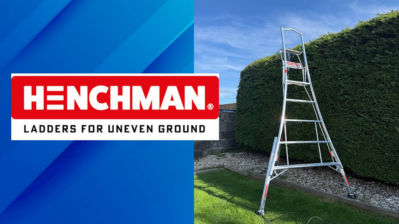 Henchman Fully Adjustable Tripod Ladder Review 2025 | Best Gardening ...