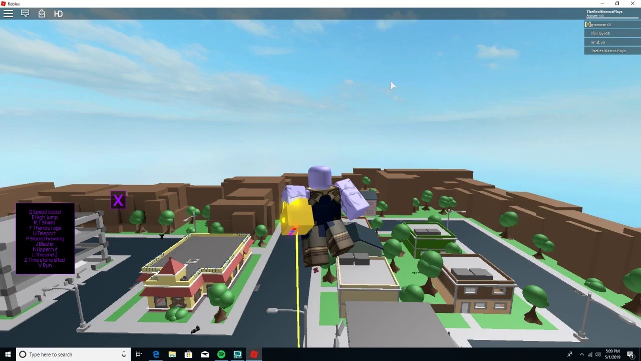 for the first time ever Marcus is live on pc!!!!!!! playing roblox ...