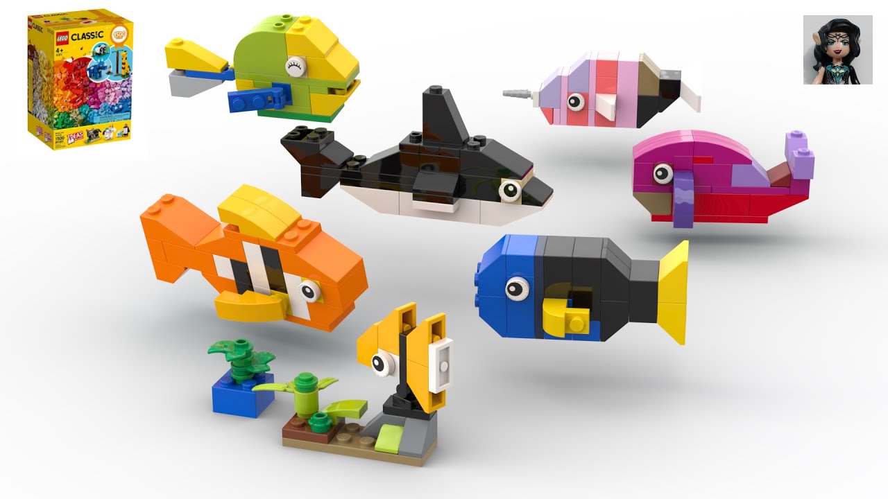 FINDING NEMO Lego classic 11011 ideas How to build easy - YouTube
