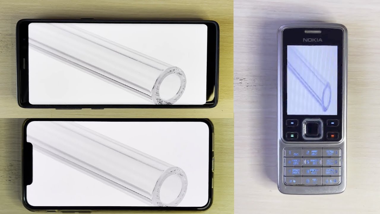 glass pipe falling sound from different phones and tablets - YouTube