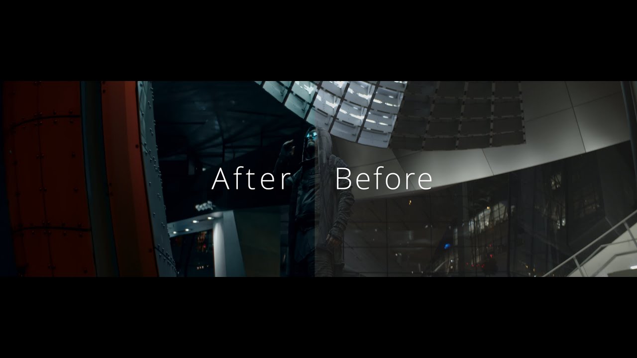 icolorgrade intro - Before and after color grading and color correction ...