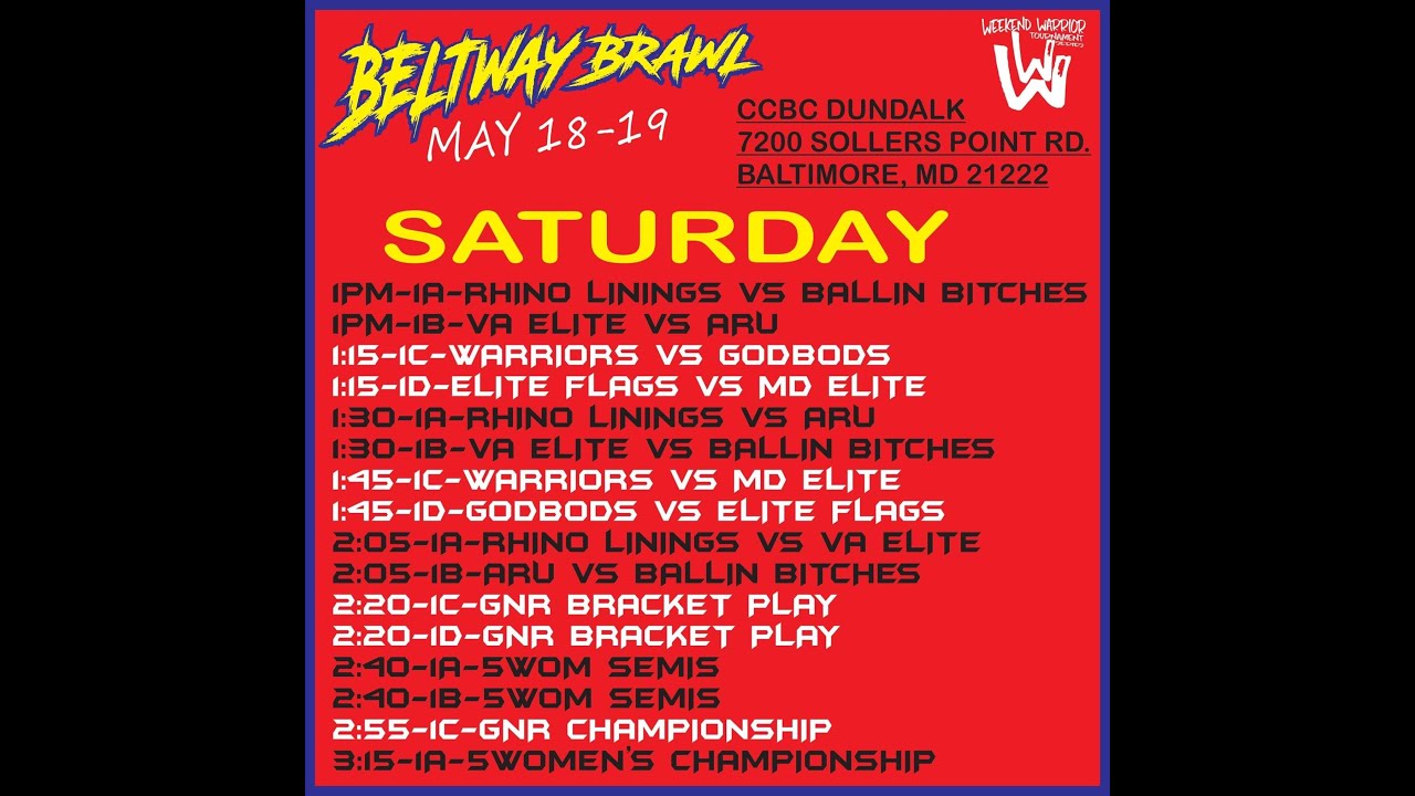 Beltway Brawl - Women’s Pool Play Game #1 - YouTube