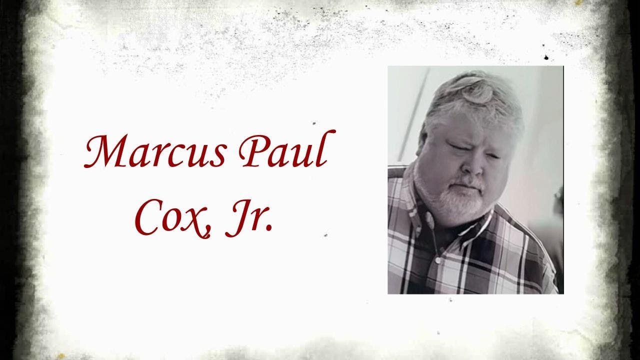 Marcus Paul Cox, Jr. Funeral Service - YouTube